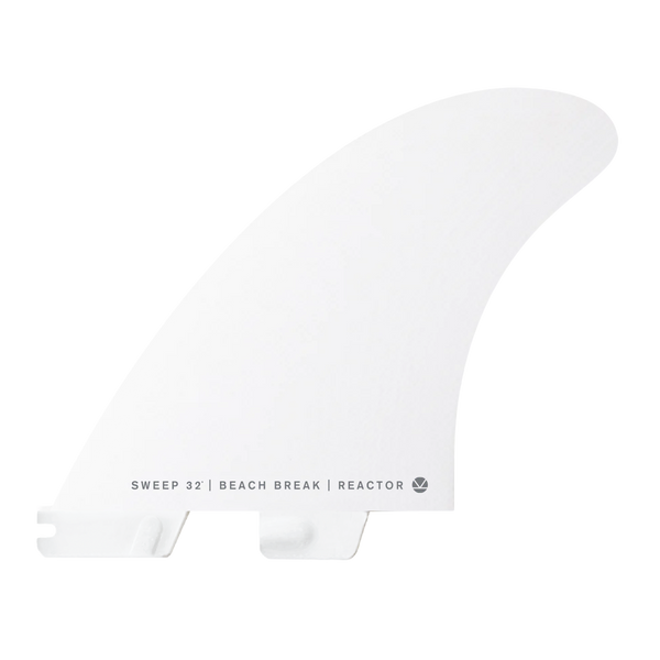 FCS II Reactor White Edition Tri Fin Set - FCS Australia